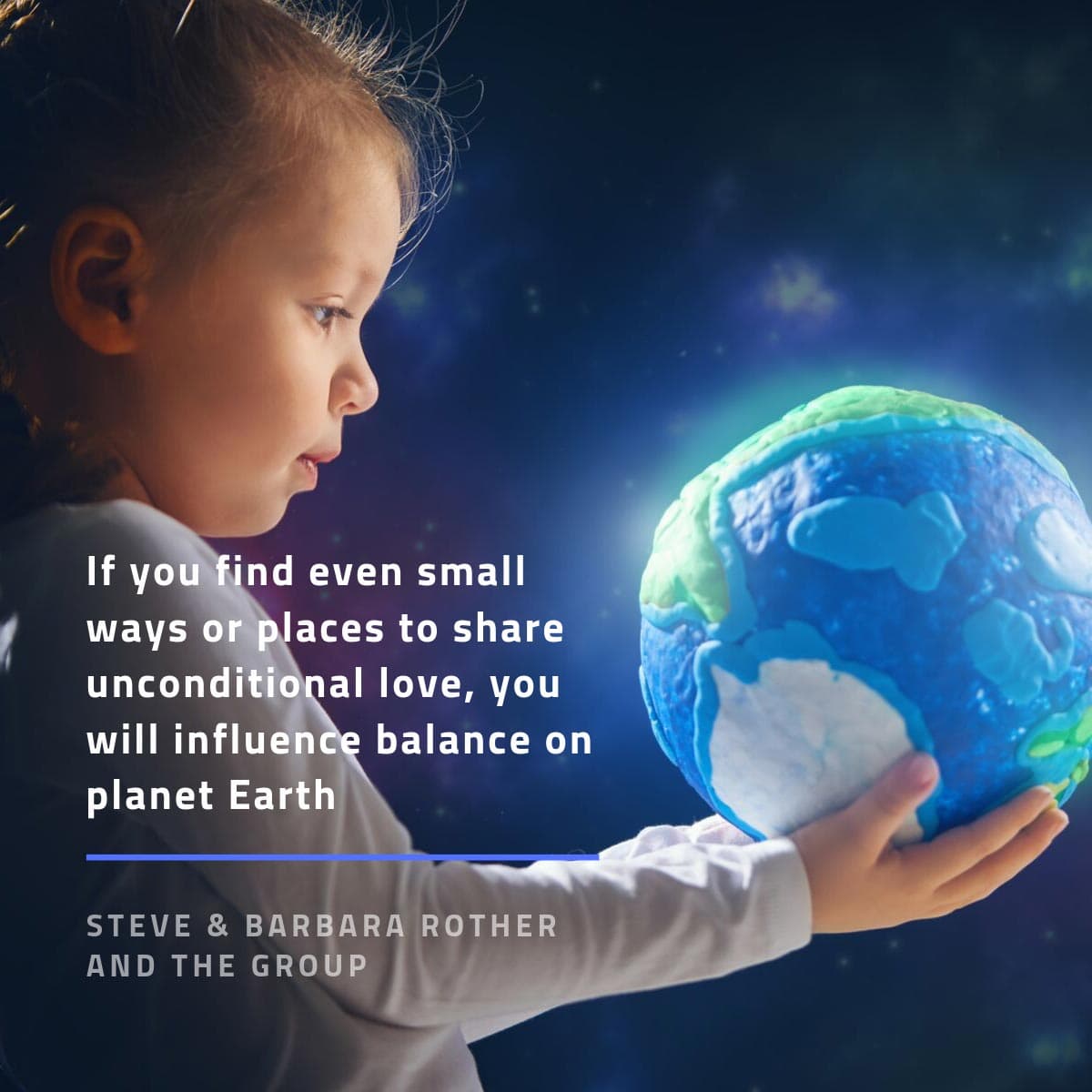 Balance Earth quote | Espavo.org | Steve & Barbara Rother and the group